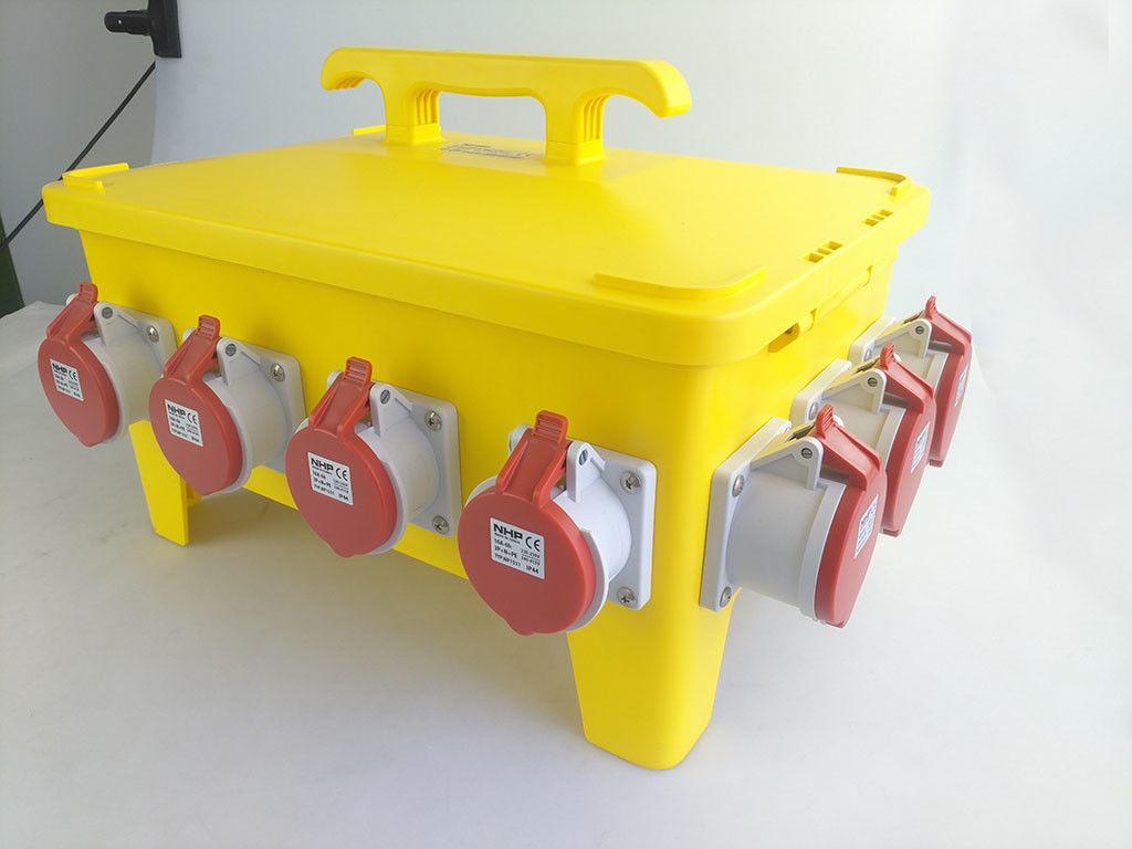 36 Pole Temporary Power Box , IP66 Weather Proof Generator Distribution Box 36 Pole Temporary Power Box , IP66 Weather Proof Generator Distribution Box