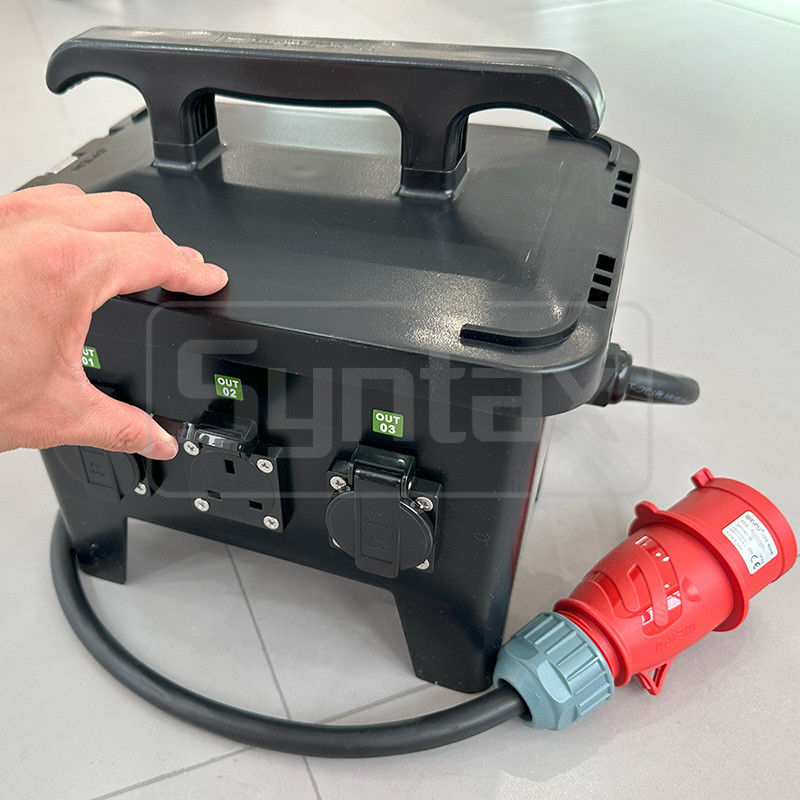 Syntax MP12 Polycarbonate Portable Distribution Box 5P 32A With UK Type ...