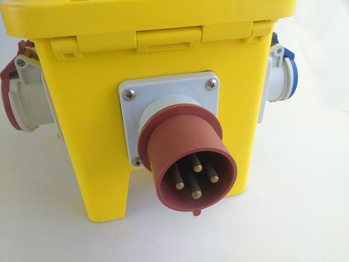 Custom 12 Pole Portable Distribution Box 250 Vac Outdoor Application