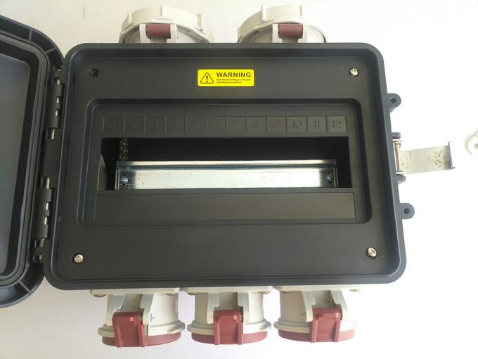 63 Amps Temporary Electrical Spider Box For Convention Center / Tradeshow