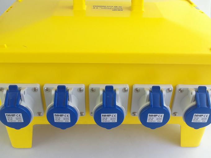Heavy Duty Temporary Power Distribution Box , IEC60529 Spider Power Box Heavy Duty Temporary Power Distribution Box , IEC60529 Spider Power Box