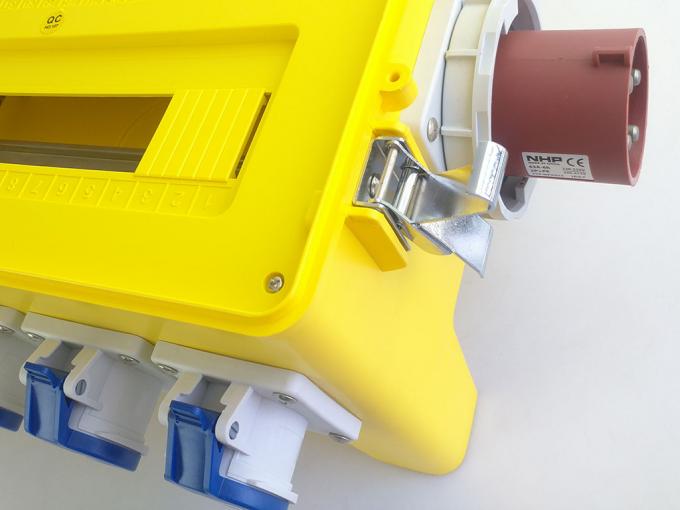 IP68 Waterproof Portable Power Outlet Box , Movable Construction Spider Box