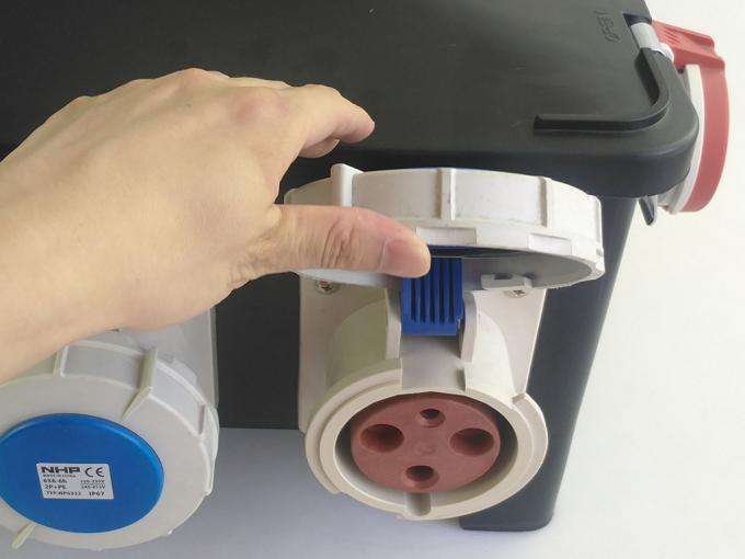 Safety Portable Power Distribution Center , Heavy Duty Rubber Generator ...