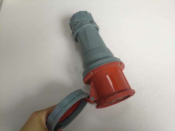 125A Industrial Socket Outlet , Waterproof Plug And Socket With Cover ...