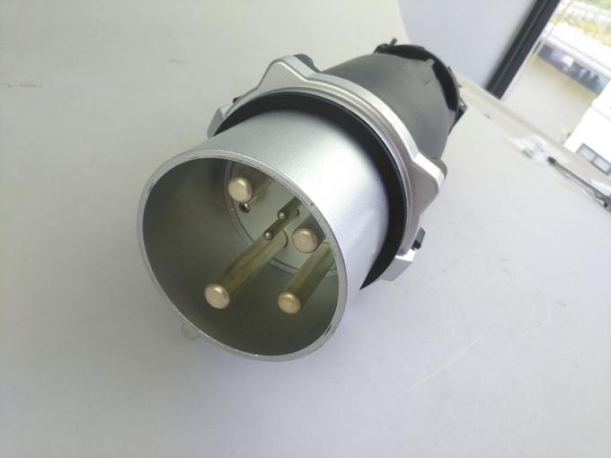 160A High Current Plugs And Sockets With Cable Gland 6H Earth Position