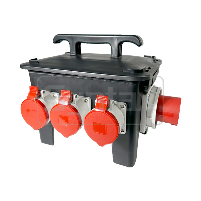 Syntax New RB13 Handy Solid-rubber Box 63A Three Phase Mains Power ...