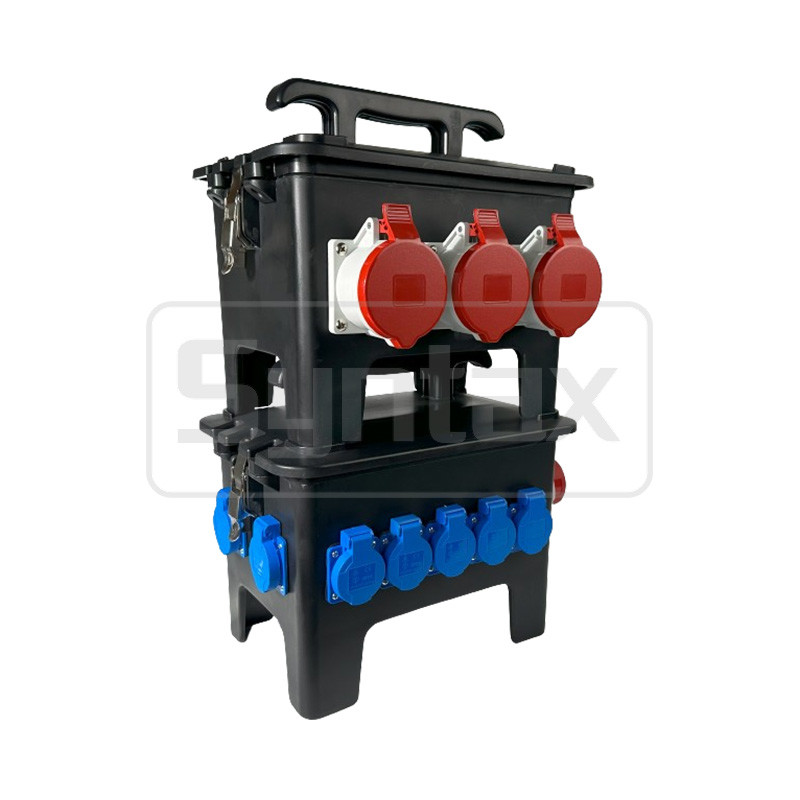 Syntax New RB13 Handy Solid-rubber Box 63A Three Phase Mains Power ...