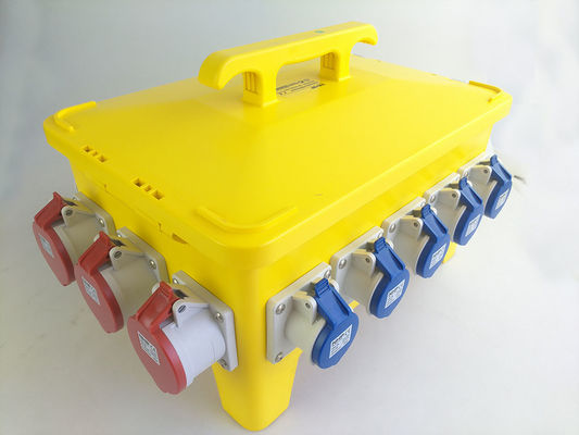 Heavy Duty Temporary Power Distribution Box , IEC60529 Spider Power Box