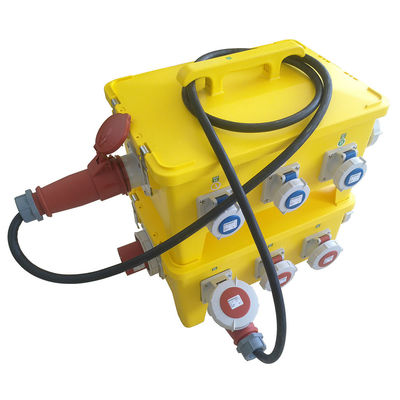 Heavy Duty Temporary Power Distribution Box , IEC60529 Spider Power Box